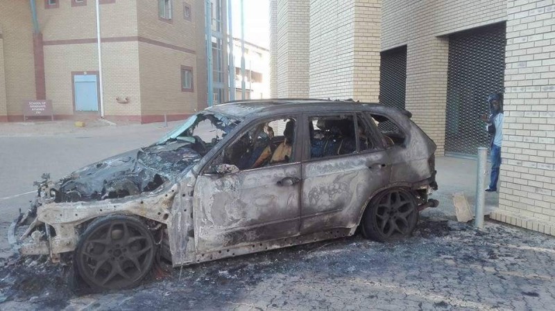 Mysterious fire torches BMW X5 at UB :: Mmegi Online